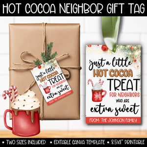 Hot Cocoa Chocolate Mug Neighbor Christmas Holiday Cozy Gift Burr ...