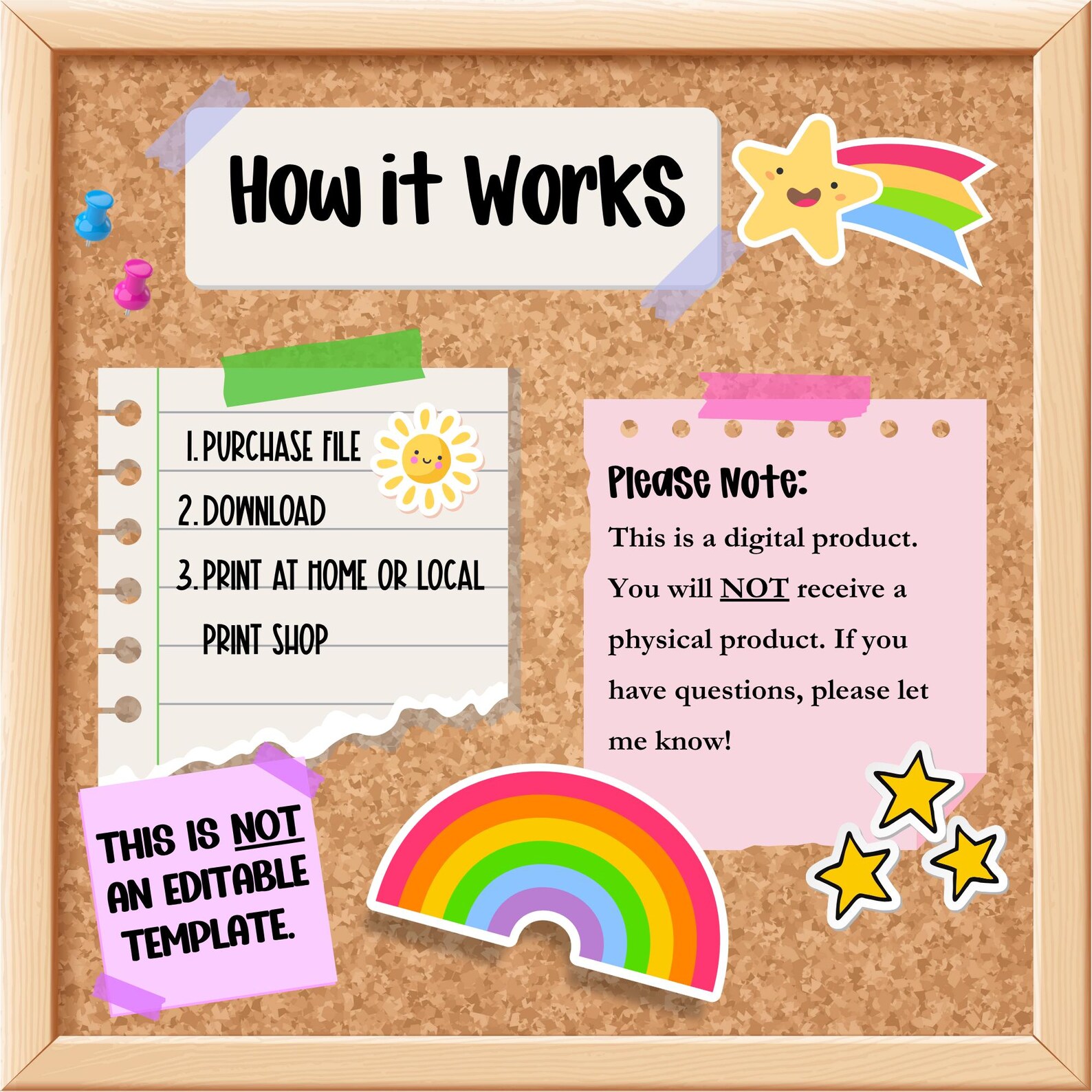 Pastel Rainbow Classroom Golden Rule Poster, Cute Star Classroom Rules ...
