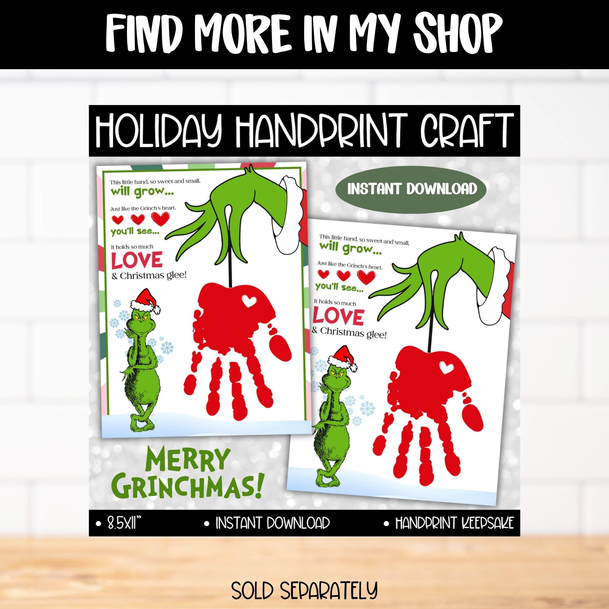 Christian Nativity Christmas Handprint Craft, Oh Holy Night Preschool ...