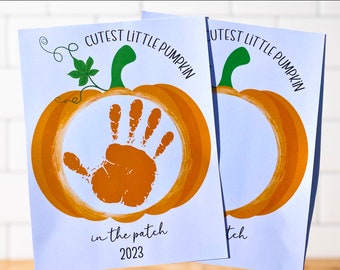 Halloween Handprint Craft Template Happy Halloween - Etsy