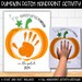 2024 Halloween Pumpkin Handprint Footprint Toddler Baby Printable Art ...