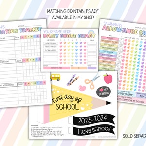 Editable Behavior Tracker for Kids, Good Behavior Chart, Toddler Kid ...