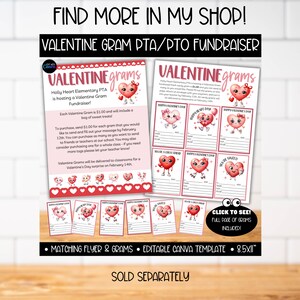 Valentine's Day Bear Candy Gram Lollipop Tag Holder, Printable PTA PTO ...