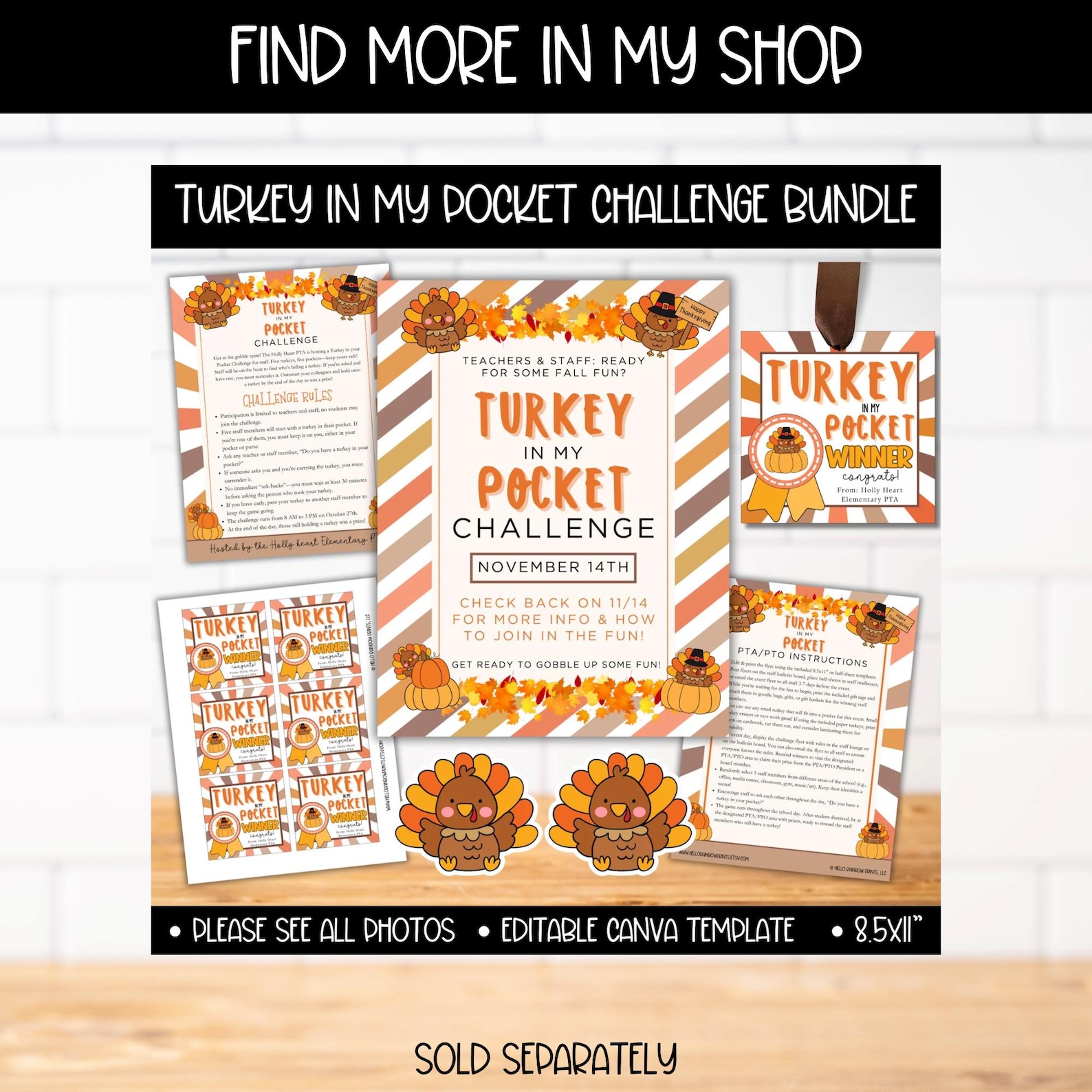 Thanksgiving Turkey BINGO Game for Kids, Thankful Classroom Bingo Group ...