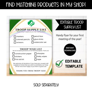 Girl Scout Volunteer Appreciation Certificate Editable Template, Girl ...