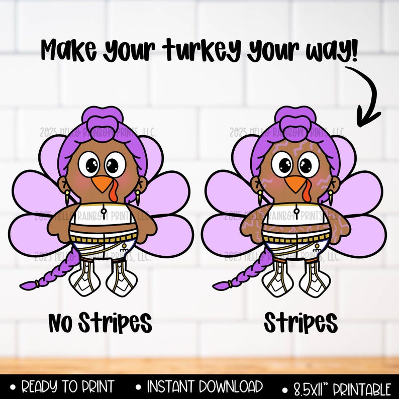 Disguise the Turkey Kpop Hunter Printable Craft Kit, Rumi Coloring ...