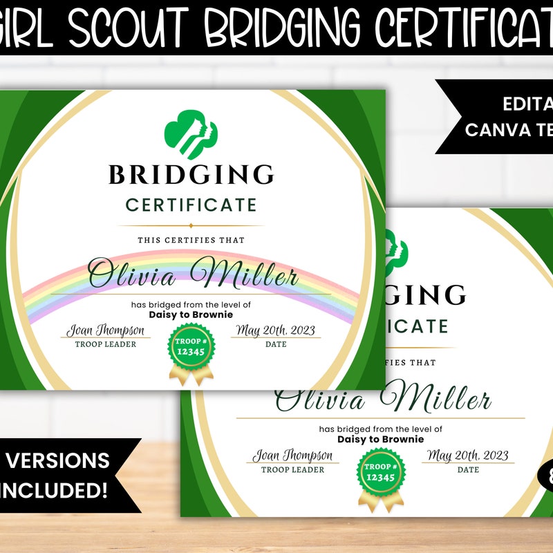 Bridging Certificate - Etsy