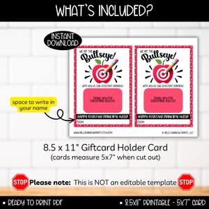 Assistant Principal Week Target Gift Card Holder, Happy National ...