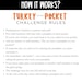 Thanksgiving Turkey Office Work Pocket Game Printable, Fall Team ...