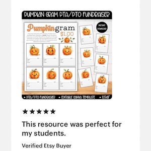 PTA PTO Boo Gram Fall Fundraiser Flyer Template, School Fundraisers ...