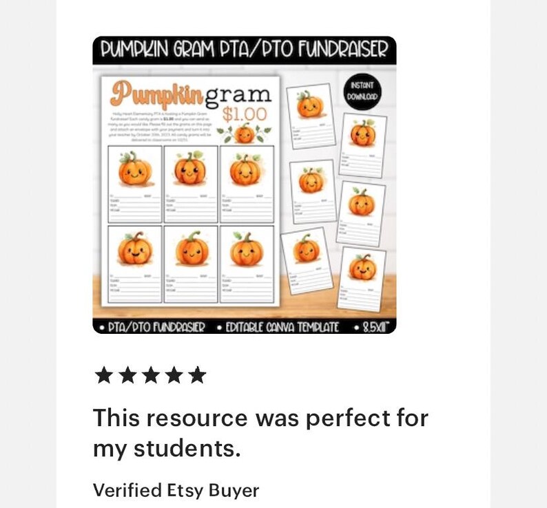 PTA PTO Boo Gram Fall Fundraiser Flyer Template, School Fundraisers ...