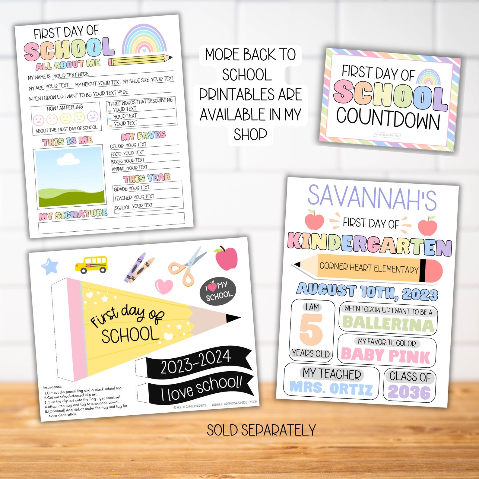 First Day of TK Sign Printable, First Day of Transitional Kindergarten ...