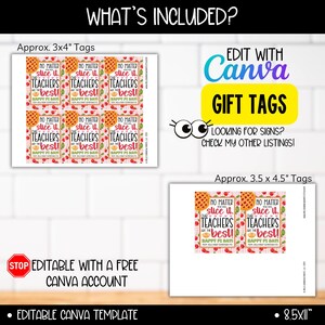 Pi Day Teacher Staff Pie Appreciation Gift Printable Tags, No Matter ...