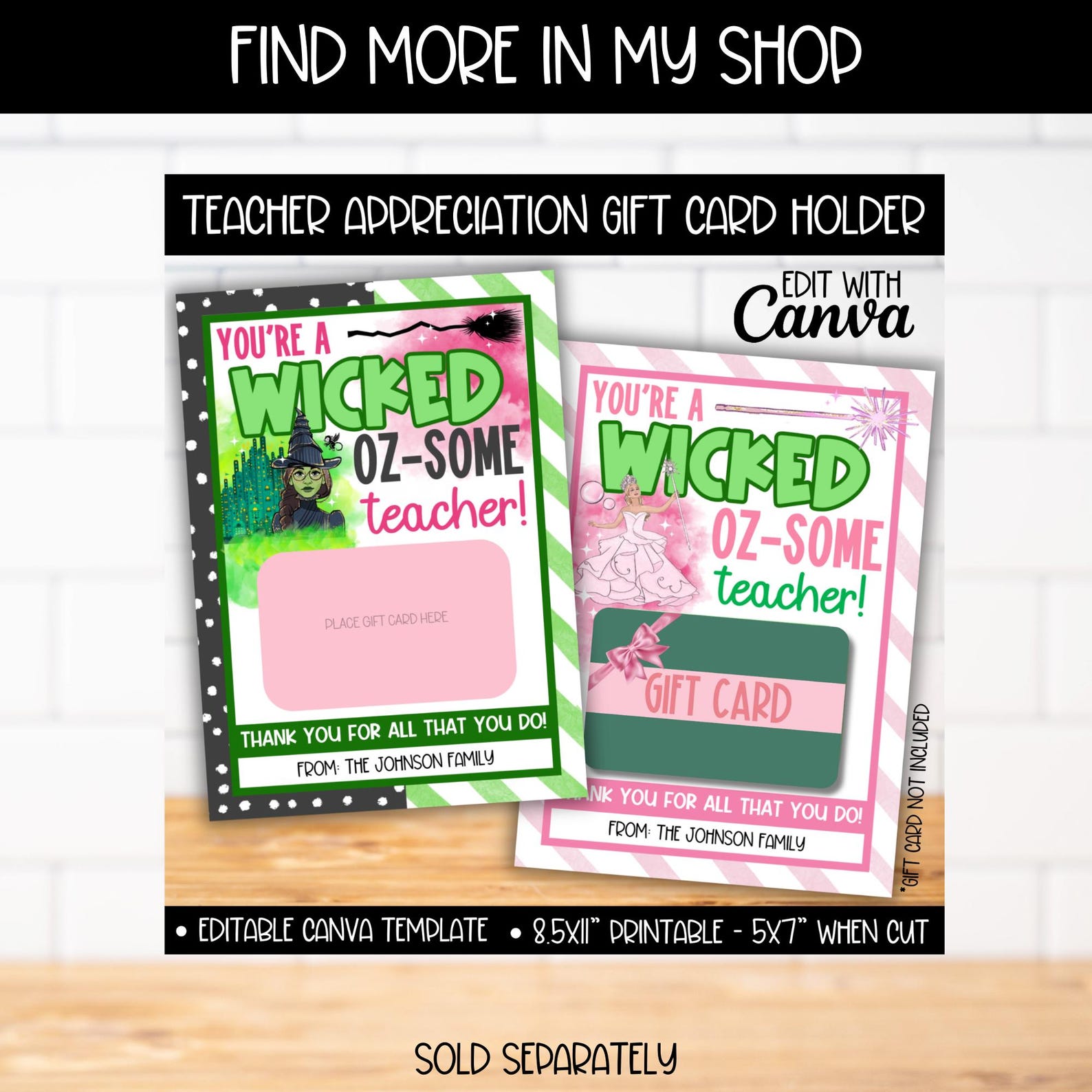 Wicked Coffee Donut Breakfast Bar Poster Bundle, Teacher Staff ...
