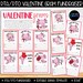 Valentine's Day Axolotl Candy Gram Lollipop Tag Holder, Printable PTA ...