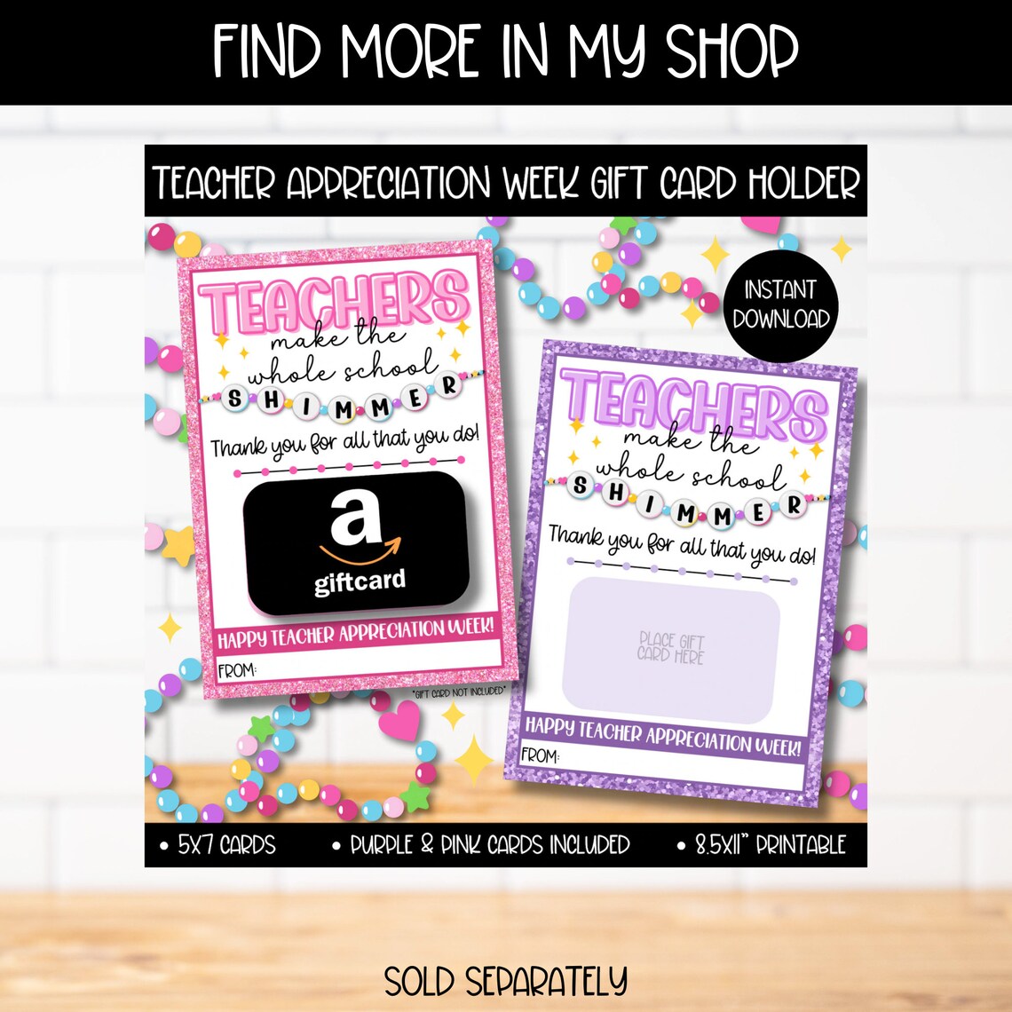 Teacher Staff Appreciation Week Pop Star Theme Poster Sign Printable ...