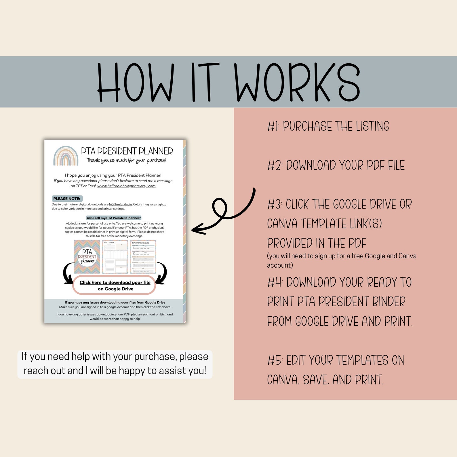 EDITABLE PTA President Planner, PTA Binder Template Bundle, Pta ...