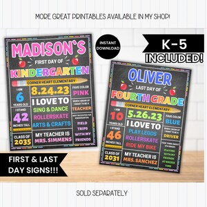 Printable Back to School Banner Prop, First Day of School Pennant ...