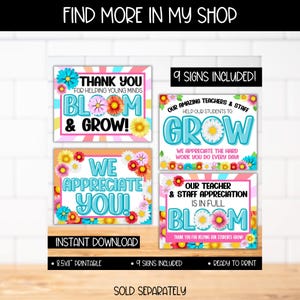 Bloom Flower Sip Sip Hooray Soda Water Bar Sign, Teacher Nurse ...