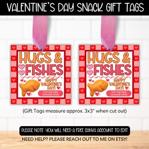 Goldfish Cracker Valentine's Day Cards for School Exchange, Gold Fish ...