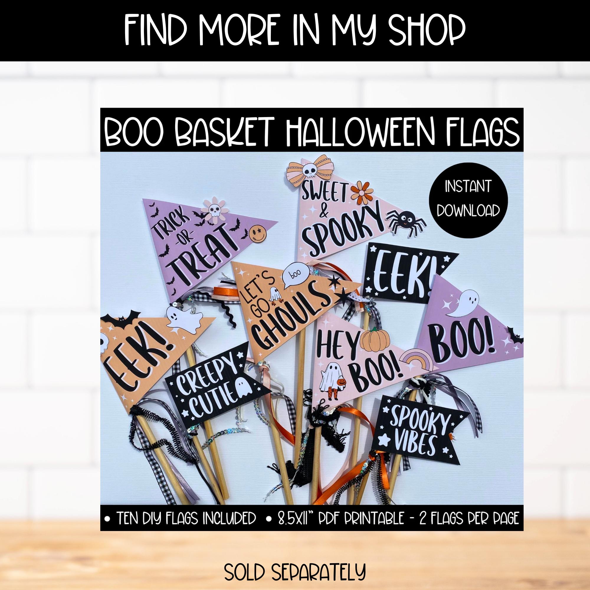 Halloween Cute Ghost Gift Tags, Spooky Ghost Pumpkin Party Favor Tags ...