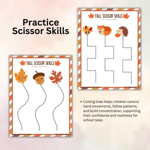Thanksgiving Fall Kids Activities Game Bundle, Fall Preschool Prek ...