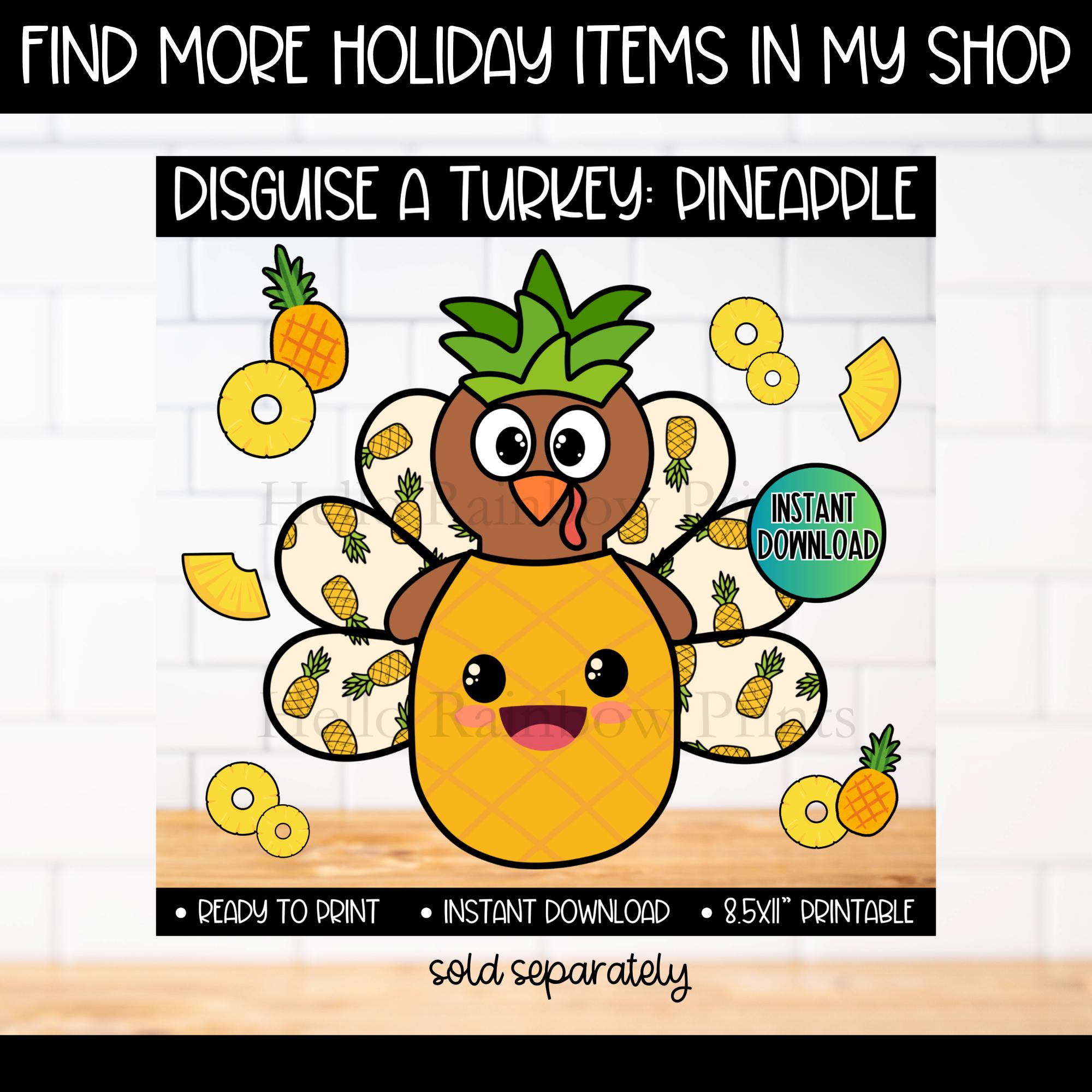 Blue Stanley Cup Turkey Disguise Printable Craft Kit, Coloring Turkey ...