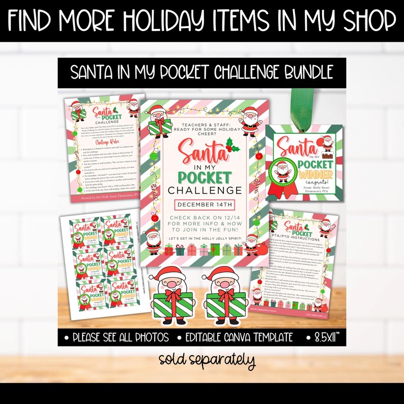 Teacher Christmas Gift Tag Card Template, Holiday Teacher Staff ...