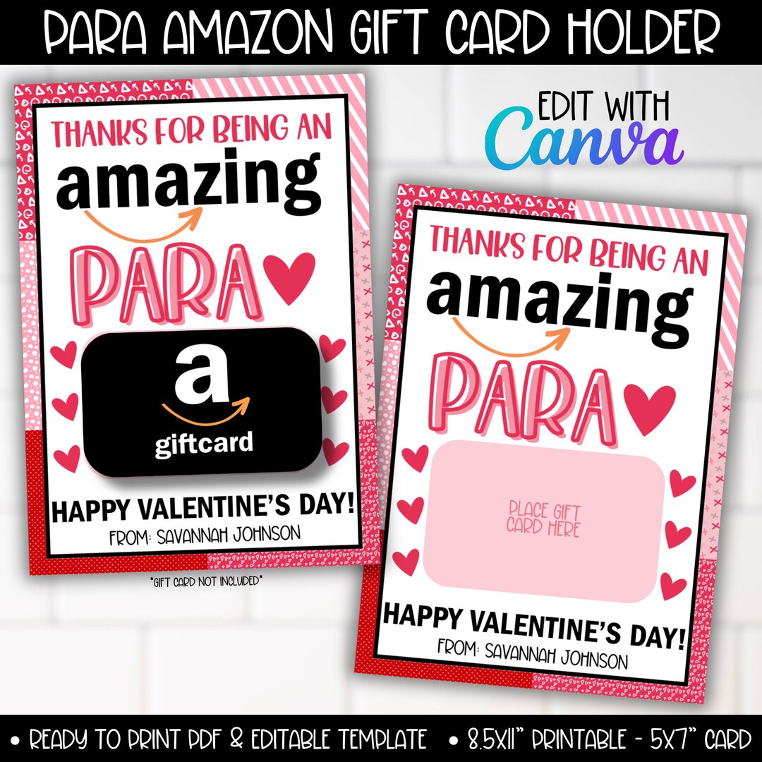 Para Valentine's Day Gift, Thank You for Being Amazing Para Teacher ...