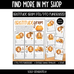 Gratitude Gram Bracelet Fundraiser Flyer Template, Grateful Era Grams ...