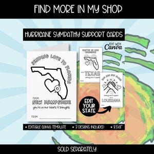 Linemen Thank You Card Gift, Hurricane Milton Florida Support Card ...