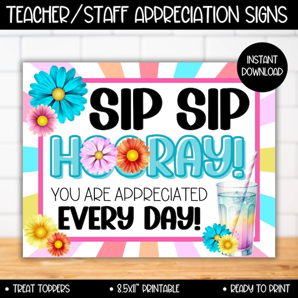 Teacher Soda Bar Printable - Etsy