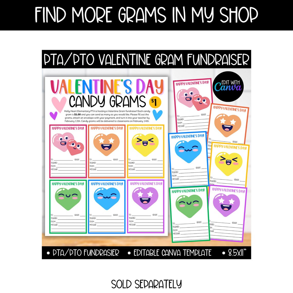 Valentine's Day Axolotl Candy Gram Lollipop Tag Holder, Printable PTA ...