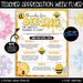 Editable Teacher and Staff Appreciation Week Bumble Bee Theme Flyer ...
