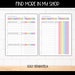 Medication Supplement List Tracker Log Chart Printable Template ...