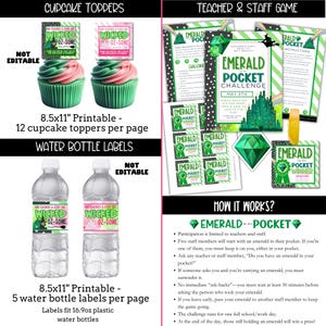 Teacher Staff Appreciation Week Witch Theme Flyer Poster Sign Game ...