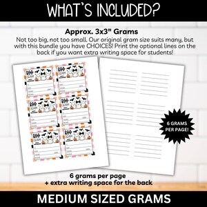 Editable Halloween Boo Gram Fundraiser Bundle, School Boo Grams Order ...