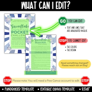 Winter Teacher Appreciation Inclusive Holiday Flyer Template, Snowflake ...