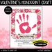 2024 Valentine's Day Handprint Craft Valentine Activities Printables ...