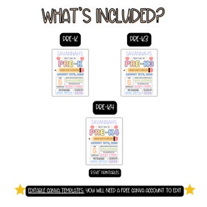 First Day of Pre-k Sign Printable, First Day of Pre-k3 Pre-k4 School ...