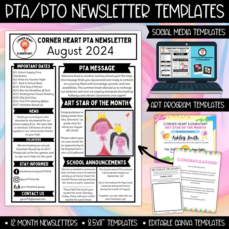 Pta President Binder - Etsy