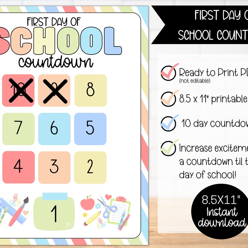 Count Down - Etsy