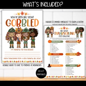2023 Girl Scout Thanksgiving Parade Challenge Kit Activity, GS ...