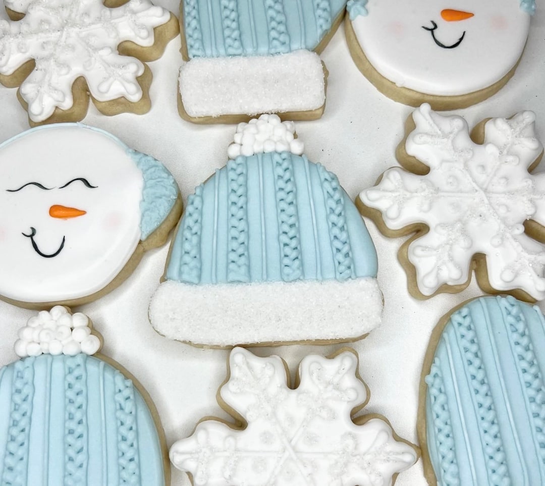 Winter Themed Cookies, Snowman Cookies, Frosty the Snowman Cookies ...