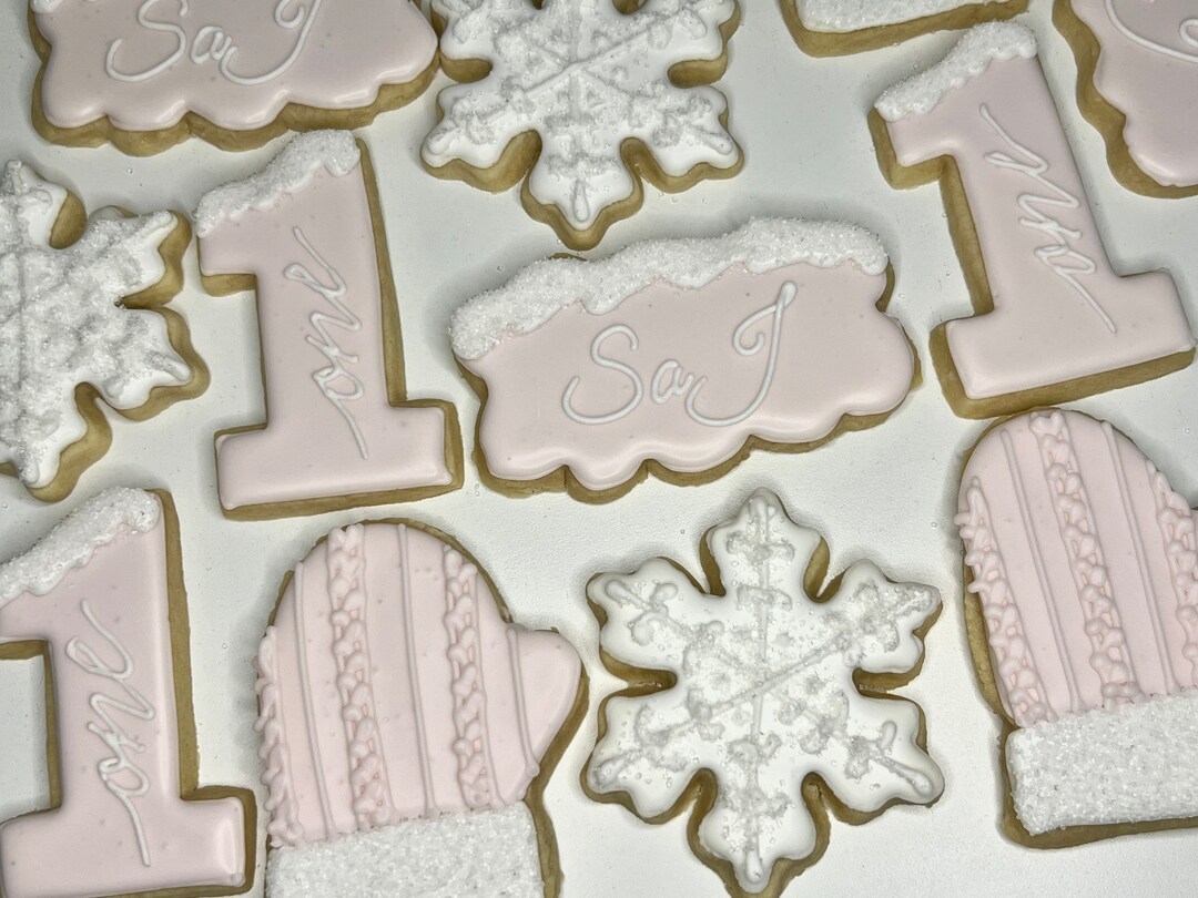 Winter Wonderland Cookies, Winter Birthday Cookies, Winter Onederland ...