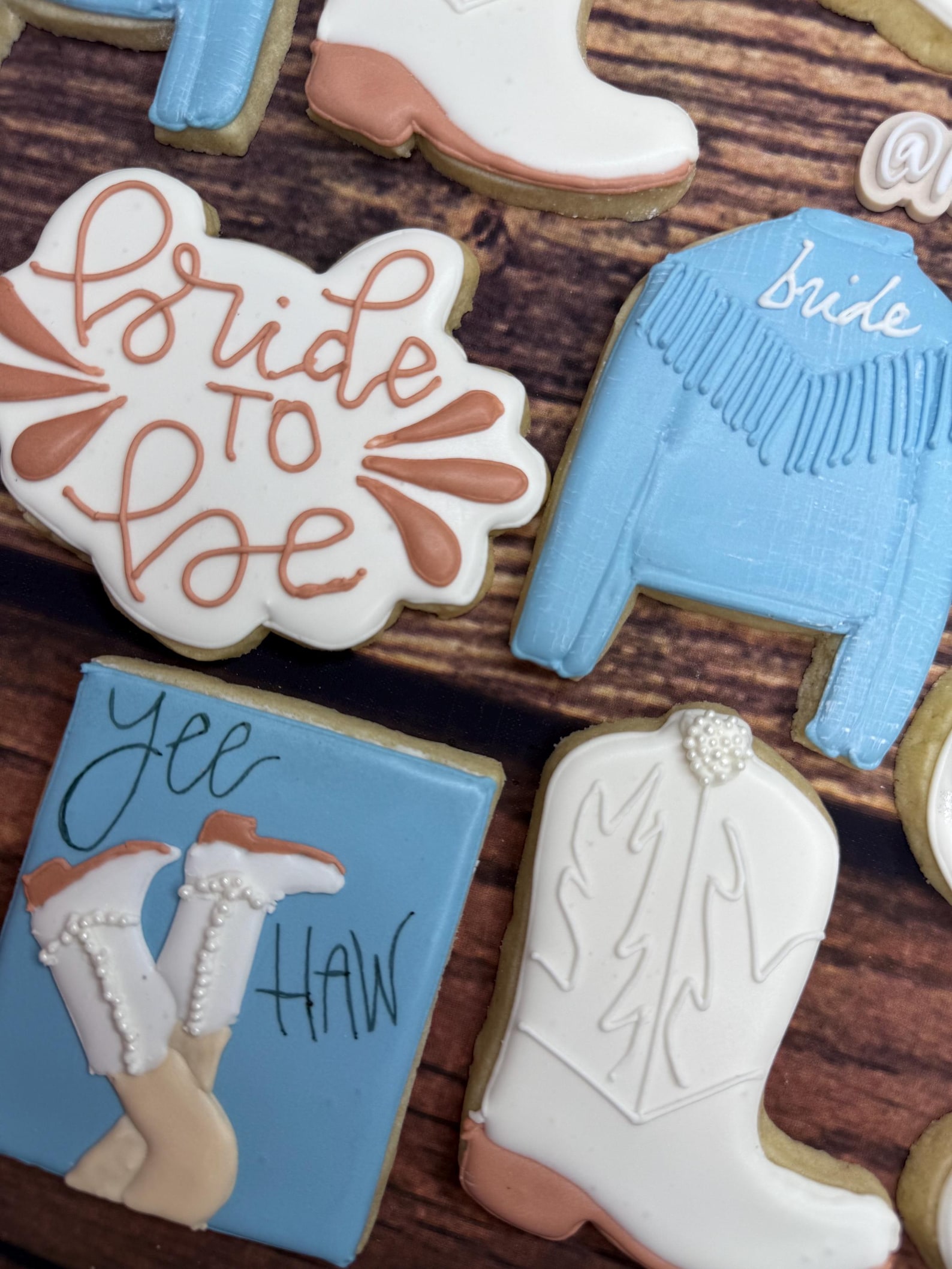 Denim and Diamonds Cookies, Bridal Shower Cookies, Bachelorette Cookies ...