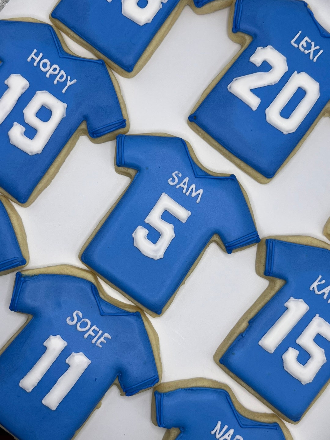 Jersey Cookies, Soccer Jersey Cookies, Football Jersey Cookies, Sports ...