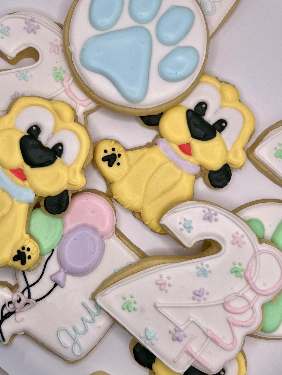 Pluto Themed Cookies, Baby Pluto Themed Cookies, Birthday Cookies ...