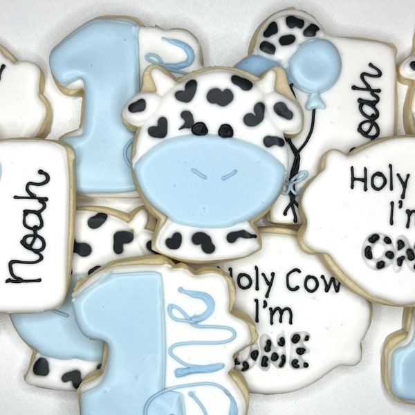 Cow Cookies - Etsy