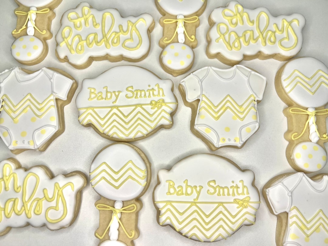 Gender Neutral Baby Shower Cookies, Gender Neutral Baby Shower, Baby ...